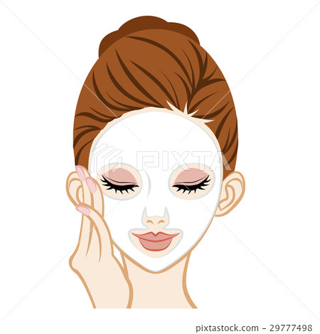 Face pack face up - Stock Illustration [29777498] - PIXTA