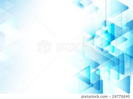 Abstract blue triangles repeating background - Stock Illustration ...