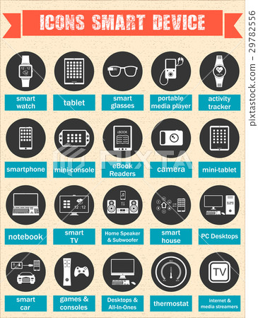 Vector illustration of smart devices - Stock Illustration [29782556 ...