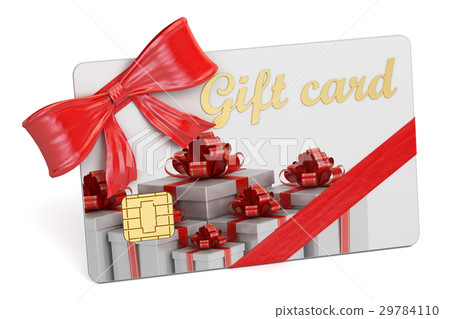 Gift card, 3D rendering - Stock Illustration [29784110] - PIXTA