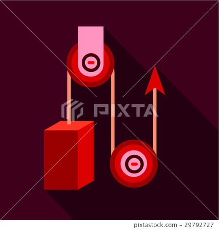 Dynamometer icon, flat style - Stock Illustration [29792727] - PIXTA