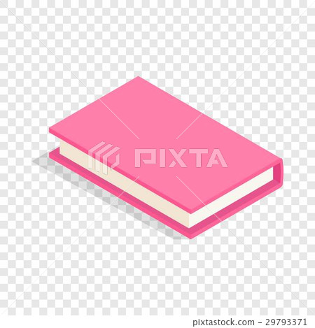 Pink book isometric icon - Stock Illustration [29793371] - PIXTA