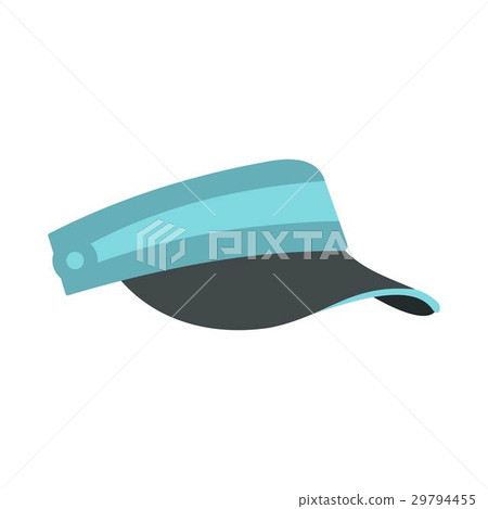 Sun cap icon, flat style - Stock Illustration [29794455] - PIXTA