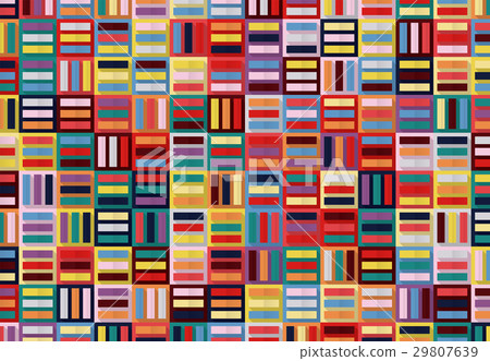 Flat design background pattern - Stock Illustration [29807639] - PIXTA