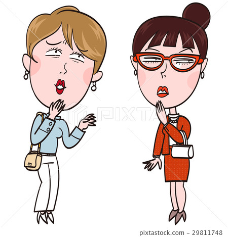 Woman complaining - Stock Illustration [29811748] - PIXTA