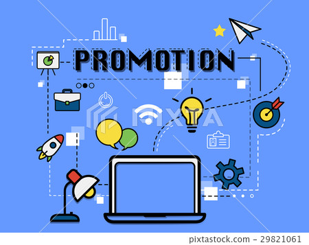 Promotion Graphic Illustration For Business - Stock Illustration ...