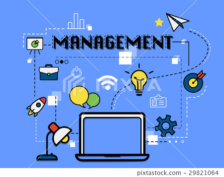 Management Graphic Illustration For Business - Stock Illustration ...