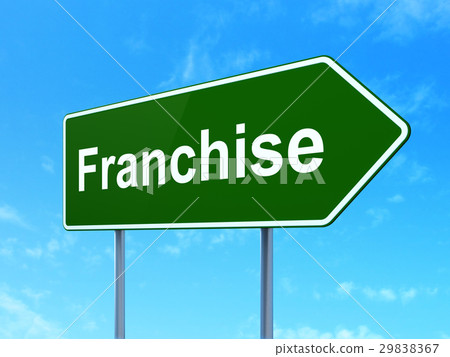 Business concept: Franchise on road sign - Stock Illustration [29838367 ...