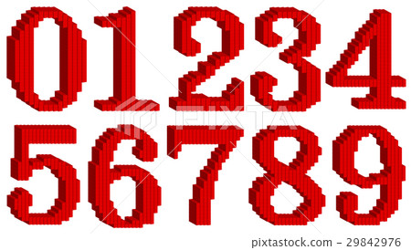 Numerical cubic cube icon - Stock Illustration [29842976] - PIXTA