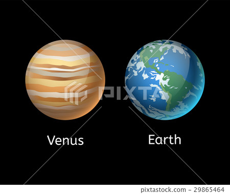 High quality venus system planet galaxy astronomy - Stock Illustration ...