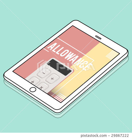 Allowance Money Calculation Balance Income - Stock Illustration ...