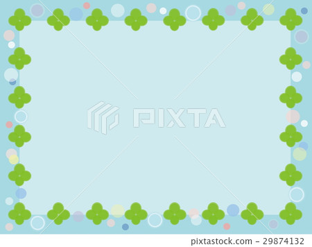 Clover dot frame - Stock Illustration [29874132] - PIXTA