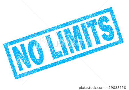 no limits stamp on white background. - Stock Illustration [29888338 ...