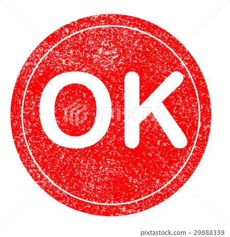 ok stamp on white background. ok rubber stamp. - Stock Illustration ...