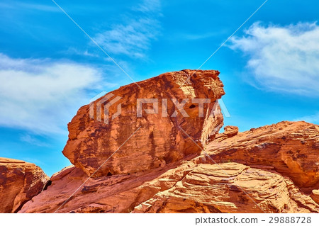 Incredibly beautiful landscape in Southern Nevada - Stock Photo ...