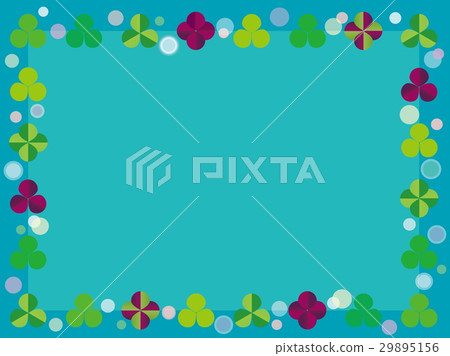 Clover dot frame - Stock Illustration [29895156] - PIXTA