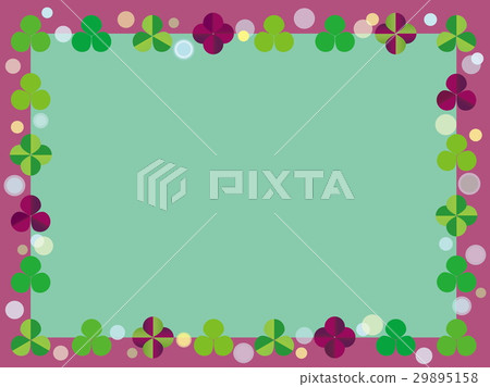 Clover dot frame - Stock Illustration [29895158] - PIXTA