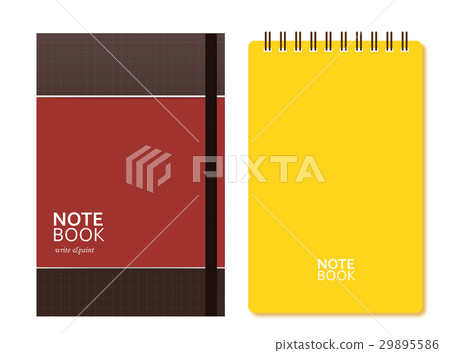 Simple notebook - Stock Illustration [29895586] - PIXTA