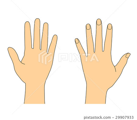 Hand surface - Stock Illustration [29907933] - PIXTA