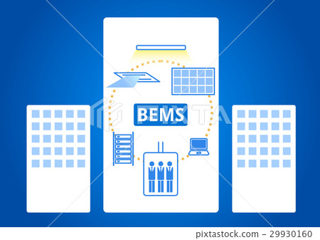BEMS Building Energy Management System - Stock Illustration [29930160 ...