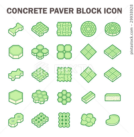 Paver block icon - Stock Illustration [29938928] - PIXTA