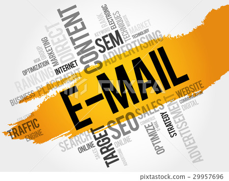 E-MAIL word cloud - Stock Illustration [29957696] - PIXTA