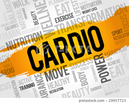 CARDIO word cloud background - Stock Illustration [29957723] - PIXTA