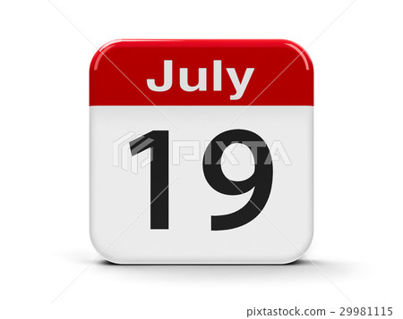 19th July - Stock Illustration [29981115] - PIXTA