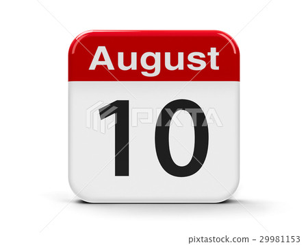 10th August - Stock Illustration [29981153] - PIXTA
