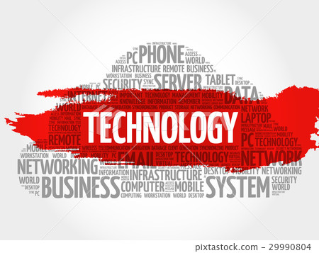 Technology word cloud collage - Stock Illustration [29990804] - PIXTA