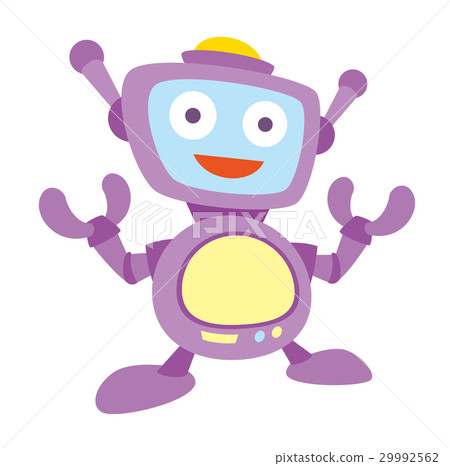 Robot, copy space character - Stock Illustration [29992562] - PIXTA