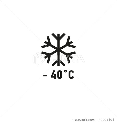 Safe for use on freezer symbol on white background - Stock Illustration ...