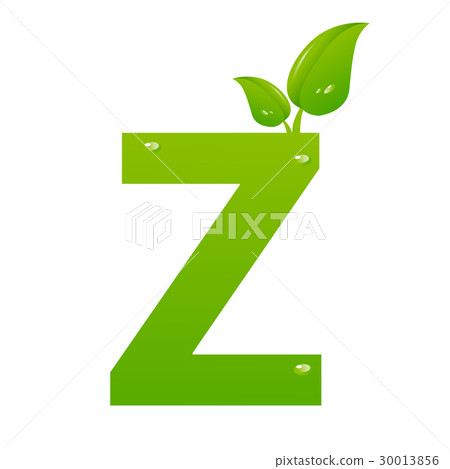 Green eco letter Z vector illiustration - Stock Illustration [30013856 ...