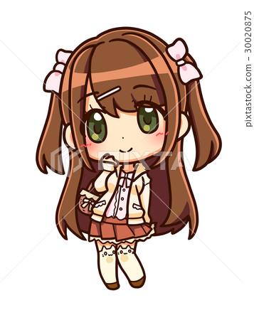 Otasa no Hime _ Brown Hair - Stock Illustration [30020875] - PIXTA