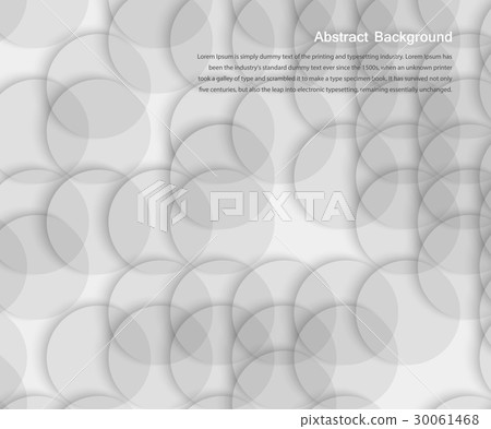 abstract background. Gray Circles - Stock Illustration [30061468] - PIXTA