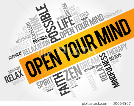 Open your mind word cloud - Stock Illustration [30064507] - PIXTA