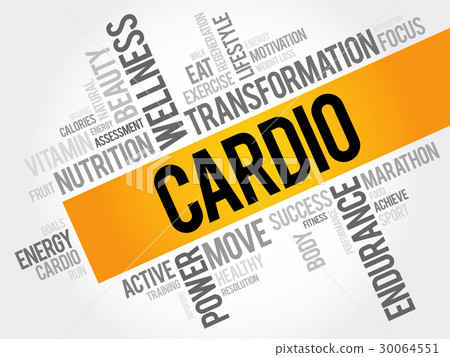 CARDIO word cloud background - Stock Illustration [30064551] - PIXTA