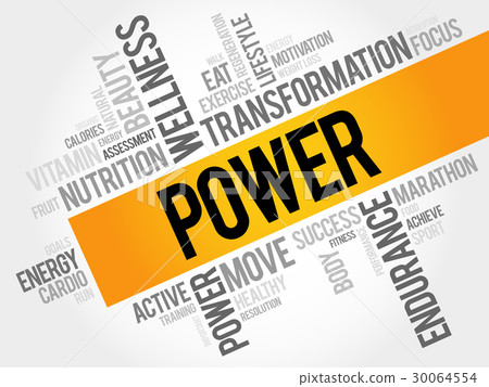POWER word cloud background - Stock Illustration [30064554] - PIXTA