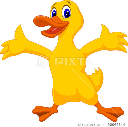 Cute duck cartoon-插圖素材 [30066844] - PIXTA圖庫