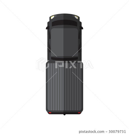 Van top view - Stock Illustration [30079731] - PIXTA