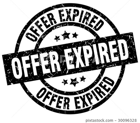 offer expired round grunge black stamp - Stock Illustration [30096328 ...
