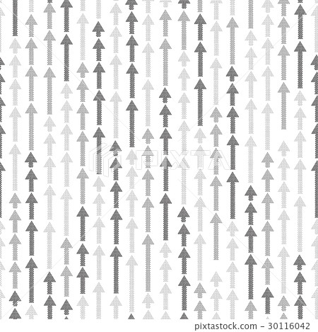 White seamless pattern Arrow Up background - Stock Illustration ...