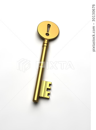 Exclamation mark key - Stock Illustration [30130676] - PIXTA