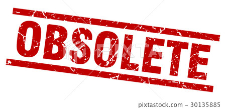 square grunge red obsolete stamp - Stock Illustration [30135885] - PIXTA