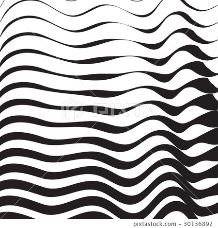 Halftone pattern background striped waves. Vector - Stock Illustration ...