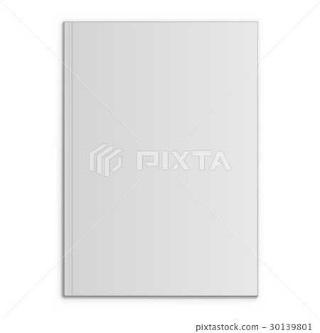 Blank magazine front page vector template - Stock Illustration ...