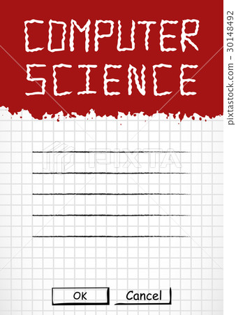 School notebook cover in grunge style - Stock Illustration [30148492 ...