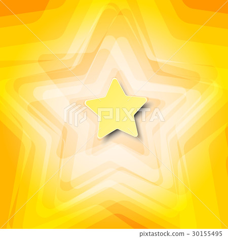 3d orange star shape on multi layer of star shape - Stock Illustration ...