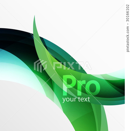 Futuristic hi-tech glass wave abstract background - Stock Illustration ...