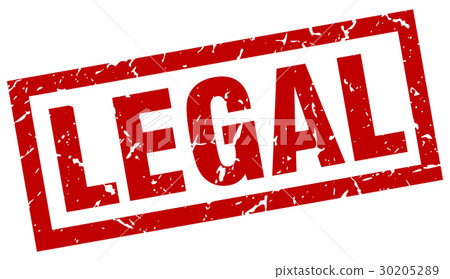 square grunge red legal stamp - Stock Illustration [30205289] - PIXTA
